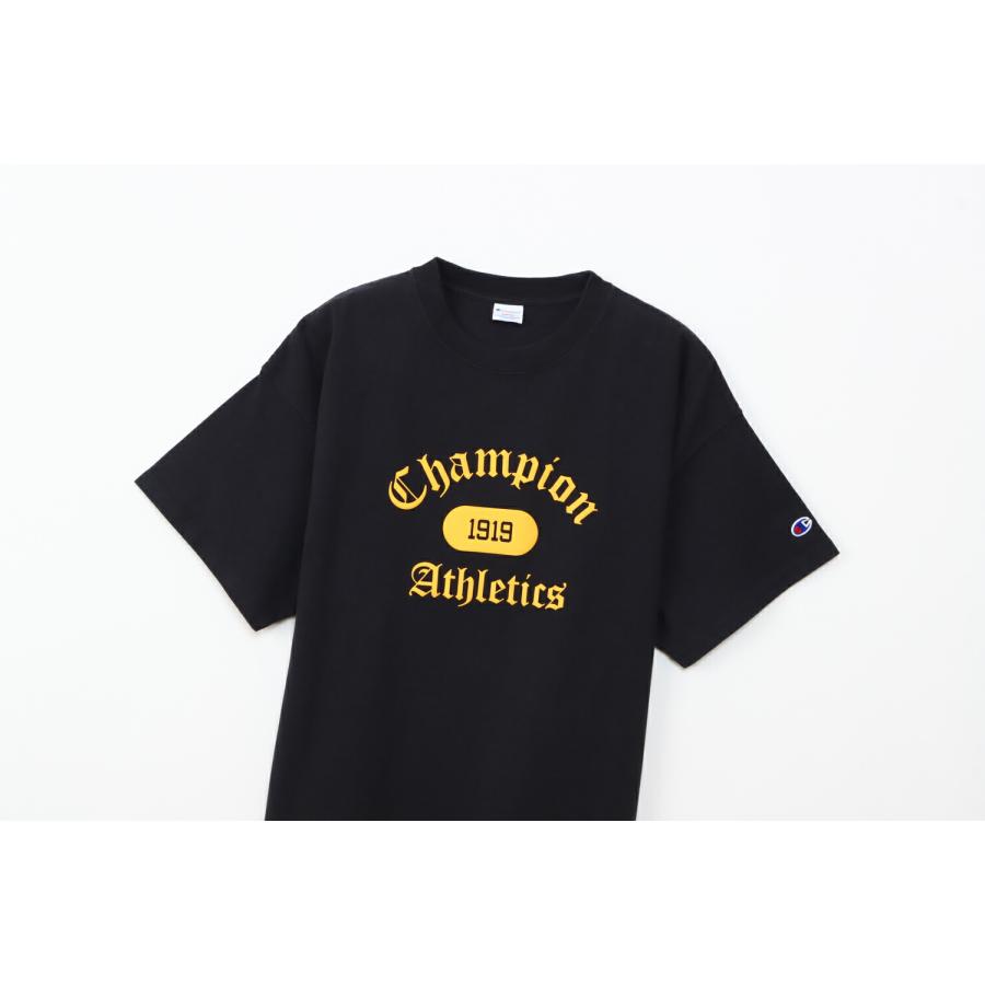 Champion [正規取扱店][メール便1点までOK]チャンピオン メンズ SHORT SLEEVE T-SHIRT ショートスリーブTシャツ 半袖Tシャツ 男女兼用 C3-B313 ...