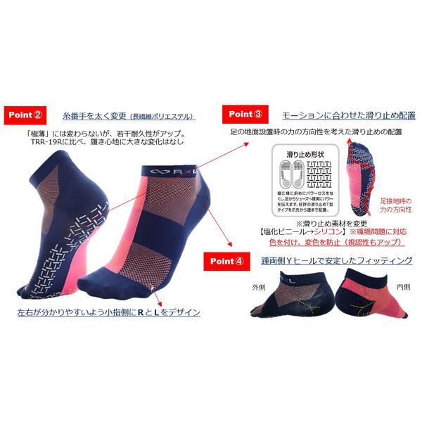 [3点までメール便送料無料]R×L アールエル レーシング グリップ ソックス(ラウンド) TRR-20R 左右別 立体製法 メンズ ウィメンズ 男女兼用 ユニセックス 陸上 : 野球専門店ツ ...