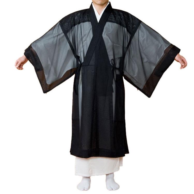 【送料無料】【日本製】改良衣 黒紗 間衣E(M・L・LL) :6399:作務衣の専門館 伝統芸術を着る会 - 通販 - Yahoo!ショッピング