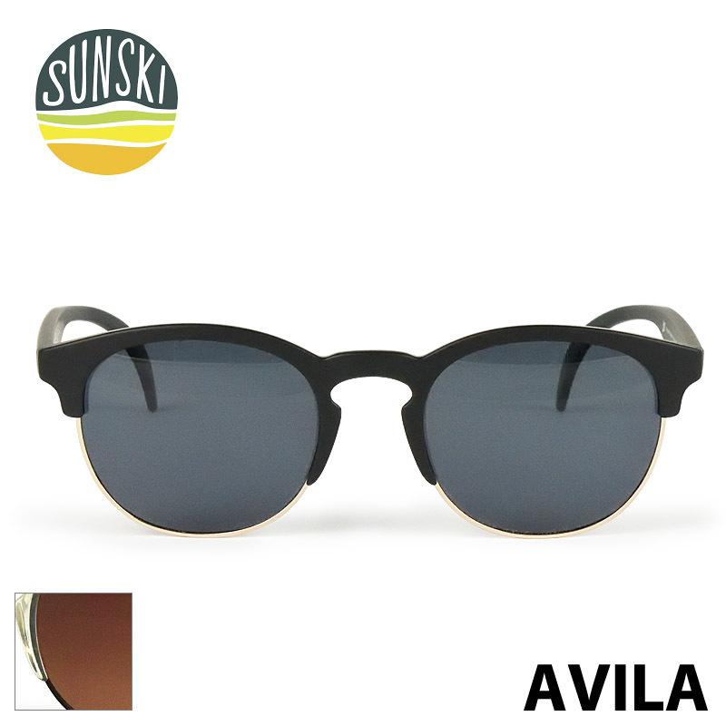 sunski SUNSKI サンスキー サングラス SUN-AV-BKS SUN-AV-CTE Avila Black／Slate Clear ...