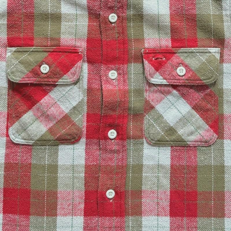 WAREHOUSE（ウエアハウス） Lot 3104 FLANNEL SHIRTS E柄 ONE WASH ネルシャツ フランネルシャツ ワンウォッシュ : サムライクラフト ヤフーショップ ...
