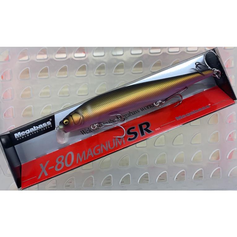 Megabass メガバス X-80 MAGNUM-SR WAKIN OCHI AYU : CURIOSITY Yahoo!店 - 通販 - Yahoo!ショッピング