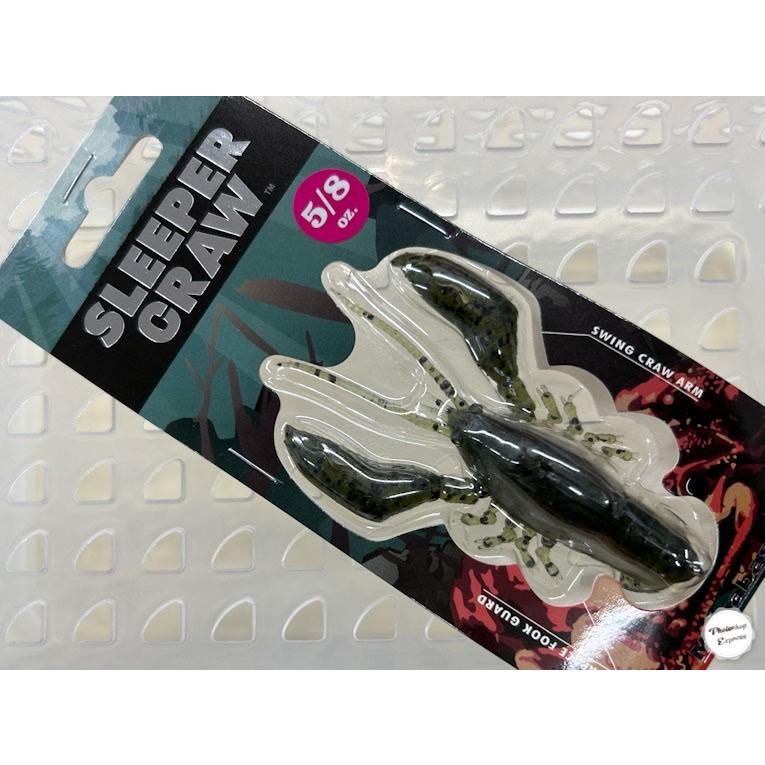 Megabass SLEEPER CRAW 3inch スリーパークロー 3インチ 5/8oz WATERMELON PEPPER ...
