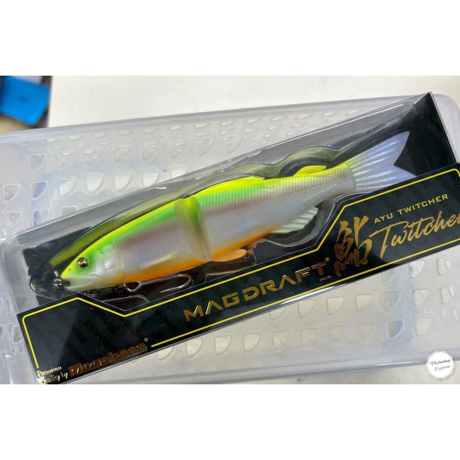 Megabass メガバス MAGDRAFT 鮎 AYU TWITCHER 7inch マグドラフト アユトゥイッチャー GHOST CHART BACK : CURIOSITY Yahoo ...