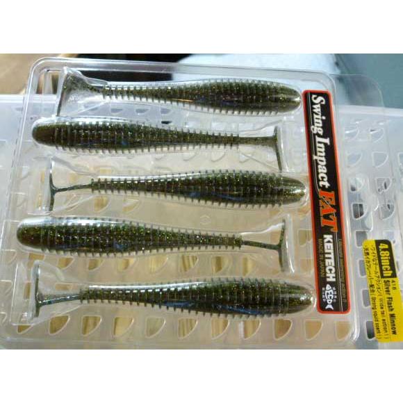 KEITECH ケイテック スイングインパクト ファット 4.8インチ 416 シルバーフラッシュミノー : CURIOSITY Yahoo!店 - 通販 - Yahoo!ショッピング