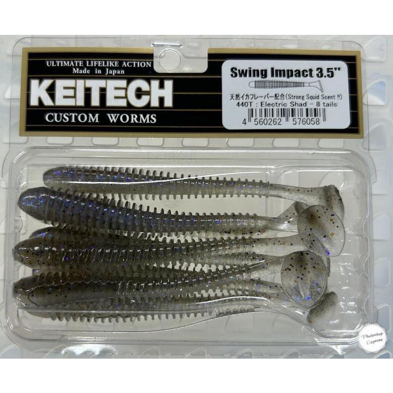 KEITECH ケイテック スイングインパクト 3.5インチ 440エレクトリックシャッド : CURIOSITY Yahoo!店 - 通販 - Yahoo!ショッピング