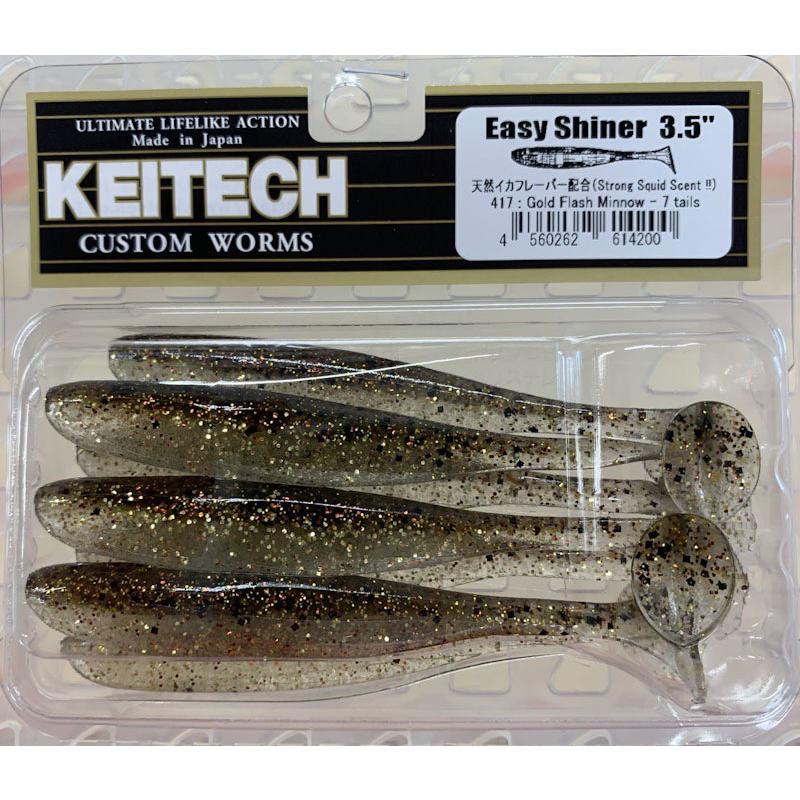 KEITECH ケイテック イージーシャイナー 3.5インチ 417:ゴールドフラッシュミノー : CURIOSITY Yahoo!店 - 通販 - Yahoo!ショッピング