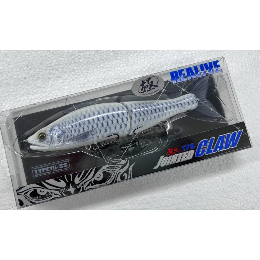 GAN CRAFT ジョインテッドクロー178TYPE-15SS FAINT GLOW SHAD[REALIVE] : CURIOSITY Yahoo!店 - 通販 - Yahoo!ショッピング