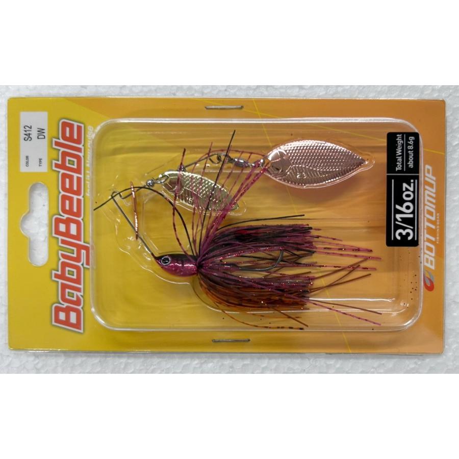 BOTTOMUP ボトムアップ BabyBeeble(ベイビーブル) 3/16oz DW ダブルウィロー S412 バーニングシャッド : CURIOSITY Yahoo!店 - 通販 ...