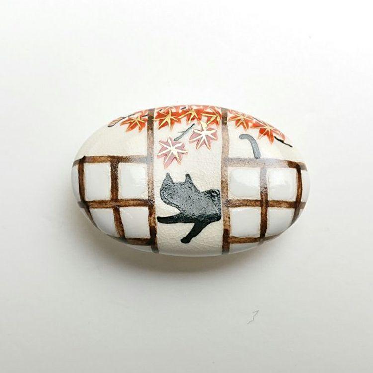 清水焼き 帯留【黒猫に紅葉】 京都 さんび 日本製 :obido-kb2-12:さんび公式オンラインショップ - 通販 - Yahoo!ショッピング