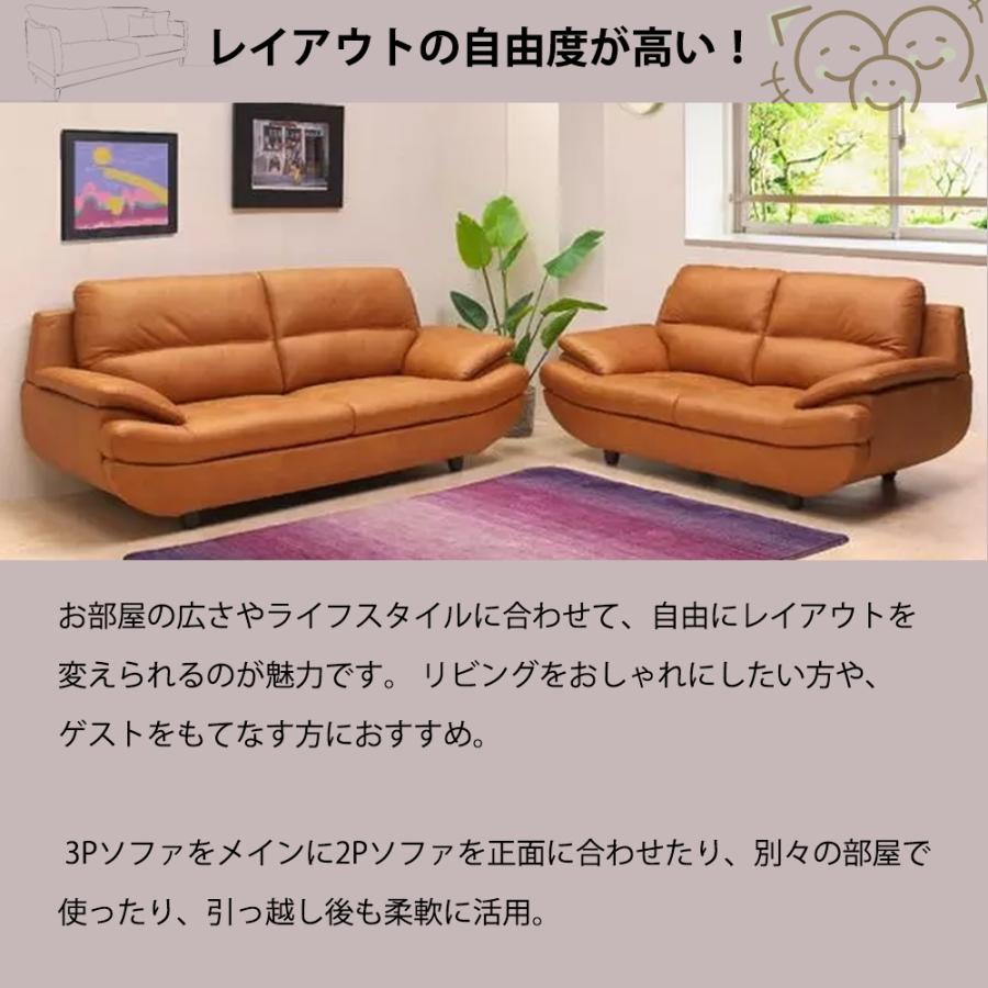 PRIN 3Pソファ 幅195ソファ 3人掛け ファブリックレザー キャメル ダークグレー ポケットコイル モダン 二人掛け 背部分取り外し可能 脱着式 産地直送価格PR : 家具の産直工房 ...