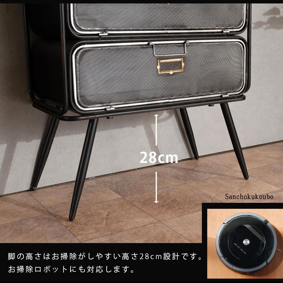 RIS 63ガラスキャビ キャビネット 幅63cm サイドボード リビングボード チェスト おしゃれ エイジング ヴィンテージ感 収納家具 産地直送価格 卸売り PR : 家具の産直工房 ...