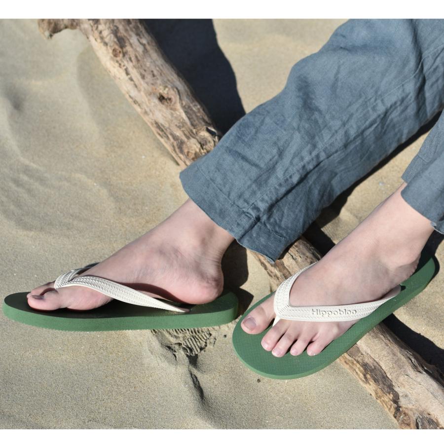 ヒッポブルー Hippobloo ビーチサンダル オリジナル 男女兼用 ふわふわマシュマロな履き心地 天然ゴム製 生分解 ヴィーガン素材 : ビーチサンダル専門ゴムの木農園 - 通販 ...