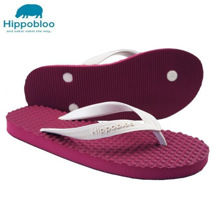 ヒッポブルー Hippobloo ビーチサンダル Massage（マッサージ）ユニセックス 天然ゴム製 足の裏に心地よい刺激 生分解 ヴィーガン素材 : ビーチサンダル専門ゴムの木農園 ...