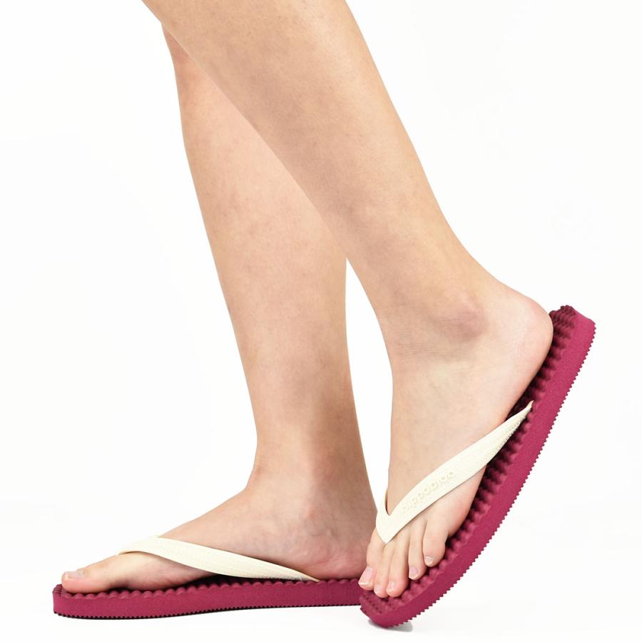 ヒッポブルー Hippobloo ビーチサンダル Massage（マッサージ）ユニセックス 天然ゴム製 足の裏に心地よい刺激 生分解 ヴィーガン素材 : ビーチサンダル専門ゴムの木農園 ...