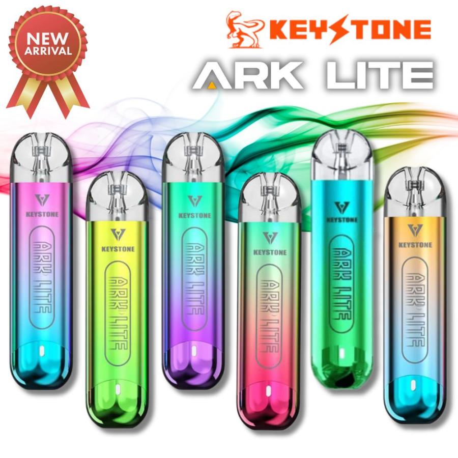 KEY STONE ARK LITE POD スターターキット 900mAh 内蔵バッテリー 電子タバコ VAPE ベイプ 本体 POD型 ...