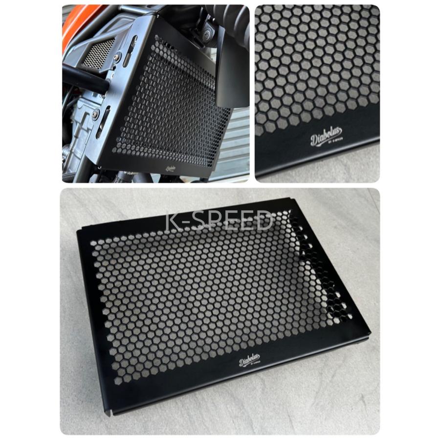 K-SPEED Diablo CL19 ラジエーターガード 六角形 for CL 250, 300, 500 ホンダ Radiator ...