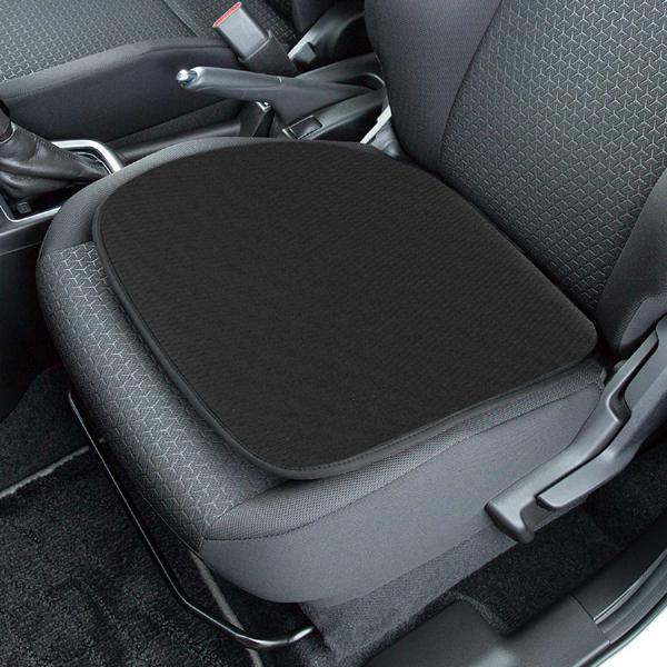 BONFORM クッション シングル フラット ジェル ヒップ型 約 45X45cm ズレ防止 ストッパー付 ブラック 黒色 1枚 カーシート 5758-43BK : サンフォーム - 通販 ...