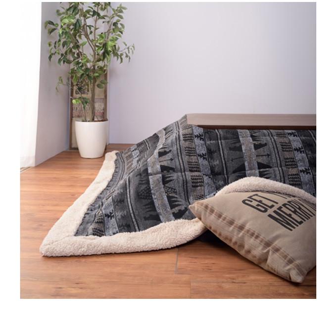 コタツ掛け布団 190X190正方形 こたつ布団 薄掛けコタツ布団 正方形