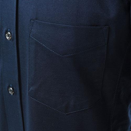 丸和繊維工業 メンブラーナ ドライビングシャツ ロイヤルピケ 長袖