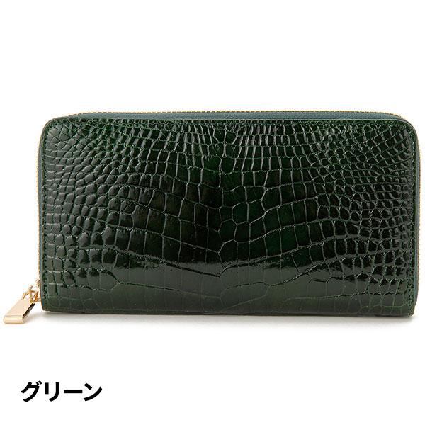 サンブランド ロダニア クロコダイルラウンド長財布(シャイニング） RDOC6754 1点 RODANIA（ロダニア） サンブランド クロコダイルラウンド長財布