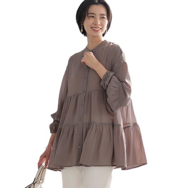 フレンドリー レディース ティアードフリル袖シャツブラウス 980075 1枚 :a6549:産経ネットショップ - 通販 - Yahoo ...