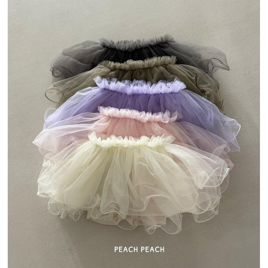 韓国子供服 peach peacd darling tutu skirt : sanki-shop ヤフー店 - 通販 - Yahoo!ショッピング