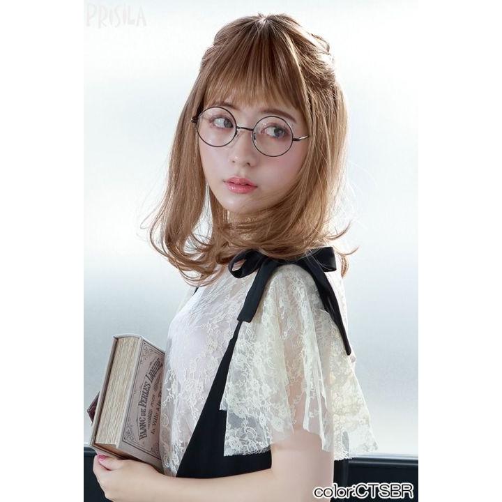 プリシラ オールウィッグ グラデーションカラーウィッグ フリルカールミディ CTA-693 全4色 耐熱 ブラウン グレー ピンク フルウィッグ : 雑貨いいものサイトー - 通販 ...