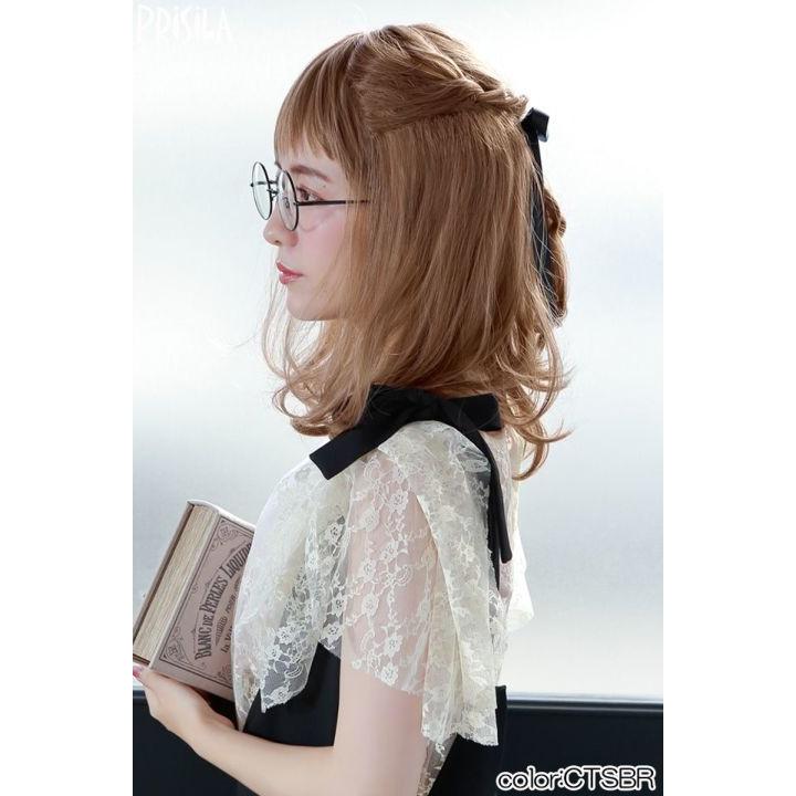 プリシラ オールウィッグ グラデーションカラーウィッグ フリルカールミディ CTA-693 全4色 耐熱 ブラウン グレー ピンク フルウィッグ : 雑貨いいものサイトー - 通販 ...