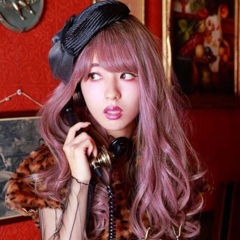 プリシラ オールウィッグ グラデーションカラーウィッグ ホイップカールロング 全4色 CTA-100 耐熱 ブラウン グレー ピンク 耐熱 ロング フルウィッグ :prisila-cta100 ...