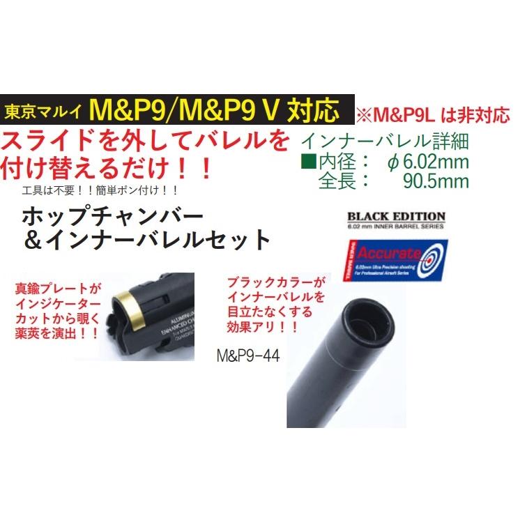 GUARDER ホップチャンバー＆インナーバレルセット 東京マルイ S&W M&P9/M&P9V用 M&P9-44 : サンコーホビー - 通販 - Yahoo!ショッピング