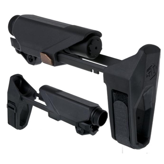 ArronSmith ストックキット HBPDWタイプ GHK/WA/VFC M4 / M16 GBB 対応 AS-SK01-AFT-BK ...