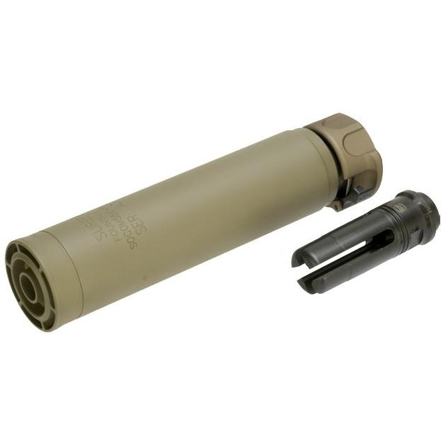 ANGRY GUN ACE TECH BLASTER トレーサー SURE FIRE SOCOM 556-RC3 & QD ハイダー FDE ...