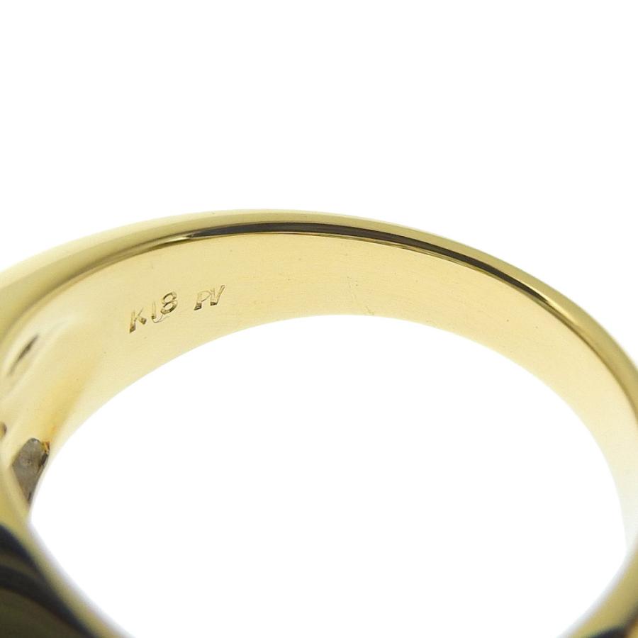 ポンテヴェキオ 合計0.77ct 天然エメラルド リング 11.5号 K18YG 合計1.77ct 天然ダイヤ 18金 曲線 カーブ 送料無料 ...