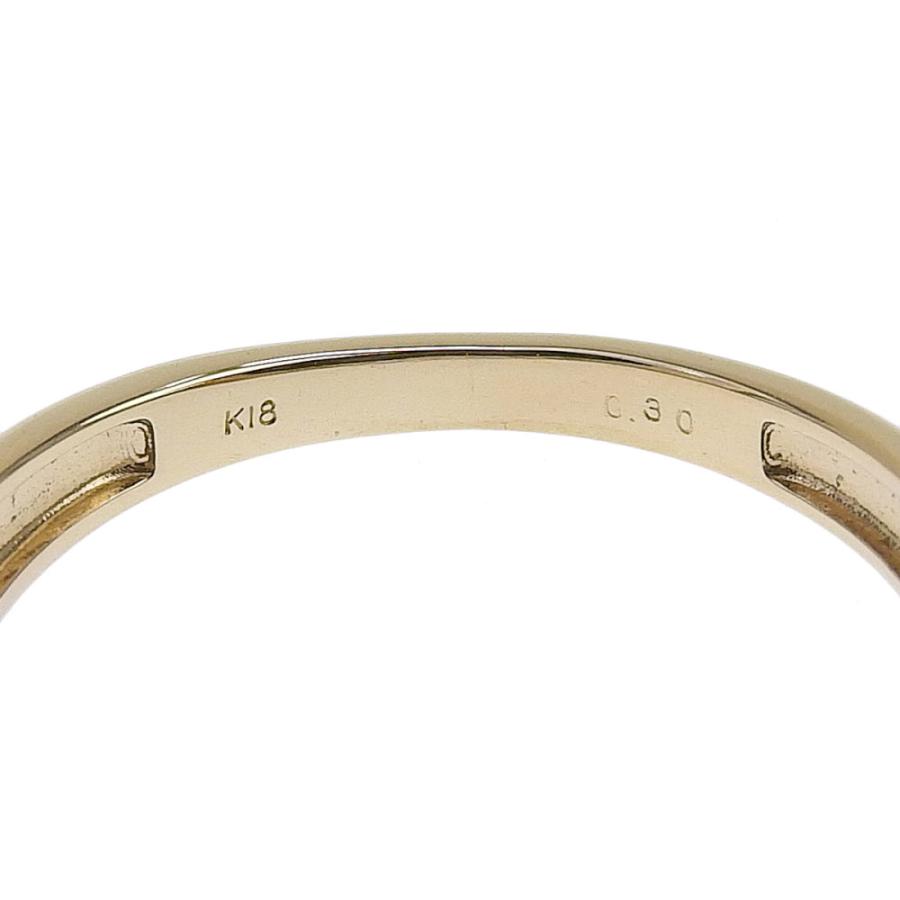 合計0.30ct 天然ダイヤ リング 11号 K18YG 新品仕上げ済み レディース 18K 18金 イエローゴールド 金無垢 送料無料 中古 : 三光質店Yahoo!ショッピング店 - 通販 ...