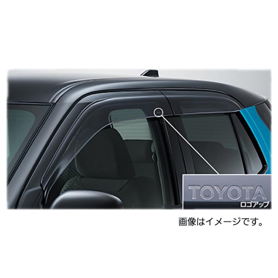 トヨタ RAIZE ライズ 純正サイドバイザー 1台分 A200A、A201A、A202A、A210A RVワイド 08162-B1030 要 ...