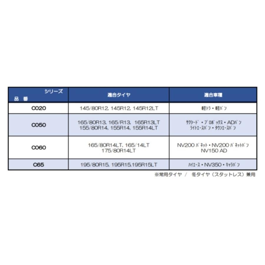 instaGO ラダーC タイヤチェーン C060 12ミリクロスチェーン 荷物を多く乗せる商用車に最適 商用車用 : サンコウパーツ ヤフー店 - 通販 - Yahoo!ショッピング