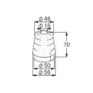 大野ゴム SZ-5195 スプリングバンパー SZ5195 42251-82K10 : サンコウパーツ ヤフー店 - 通販 - Yahoo ...