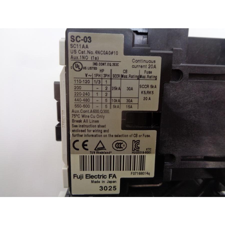 電磁開閉器 富士電機 SW-03（SC-03 TK-0N）AC200V 1a 1.7 - 2.6A : mc0012 : サンメイデンキストア - 通販 - Yahoo!ショッピング