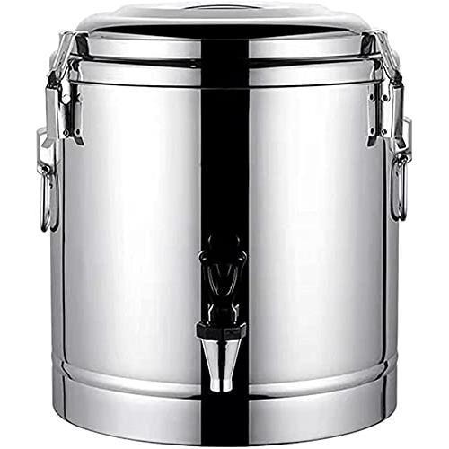 保温?保冷ウォータージャグ ステンレス 蓋付き10-60L 魔法瓶 ポータブルクーラー 断熱アイスペール 304ステンレスクーラーボックス スチールベルトクーラー 麦茶 : サンミベスト ...