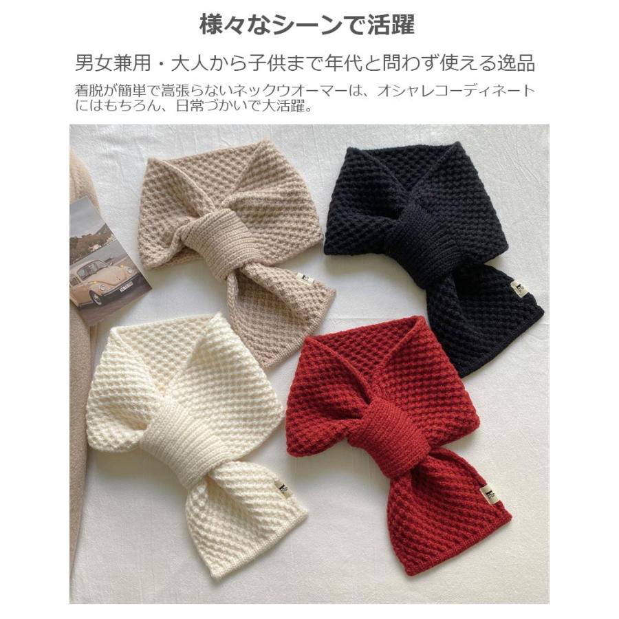 ネックウォーマー ミニ マフラー プチマフラー 差し込み マフラー 秋 冬 温活 カシミア 誕生日 ギフト プレゼント :gdf002:さのの ...