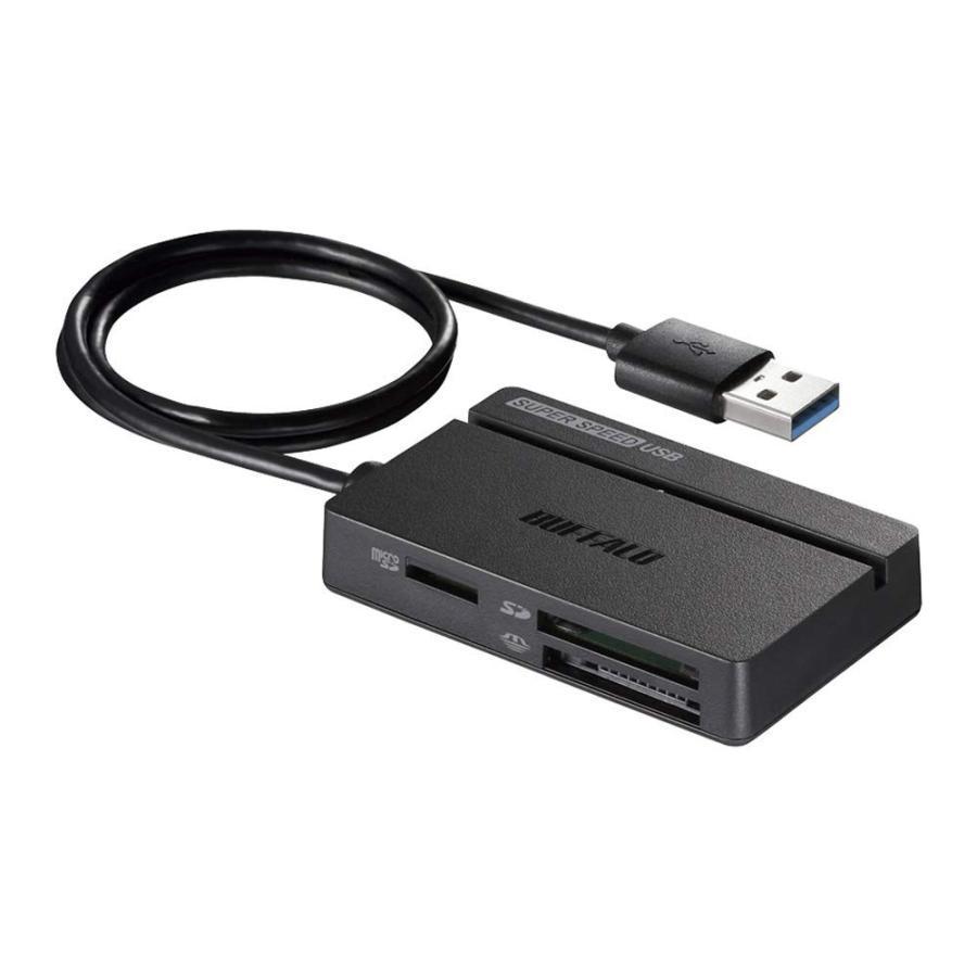 バッファロー BUFFALO USB3.0 マルチカードリーダー SDXC スタンダードモデル ブラック BSCR108U3BK : 佐野商店 - 通販 - Yahoo!ショッピング