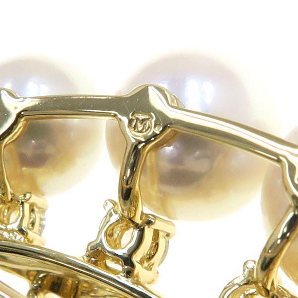 MIKIMOTO ミキモト パールダイヤブローチ/アコヤ Aランク MIKIMOTO ミキモト パールダイヤブローチ/アコヤ Aランク
