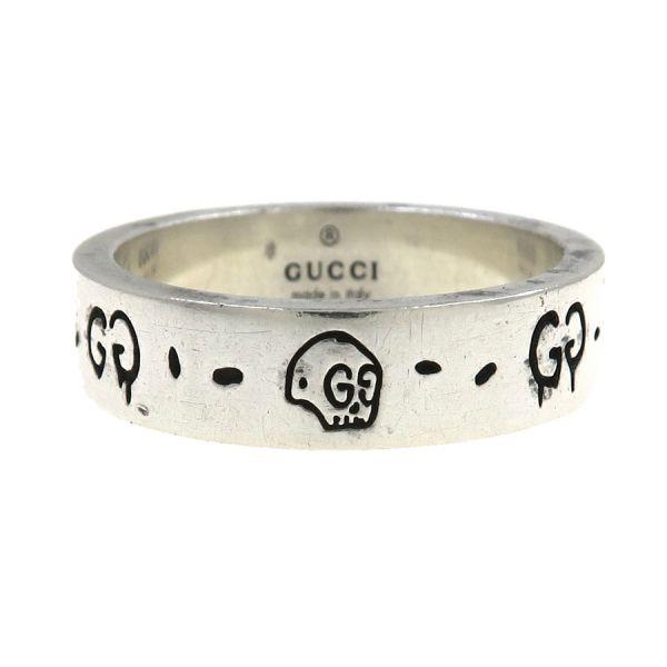GUCCI グッチ ゴーストリング#23 SV925/8.11g Bランク. : 質屋さのや Yahoo!ショップ - 通販 - Yahoo!ショッピング