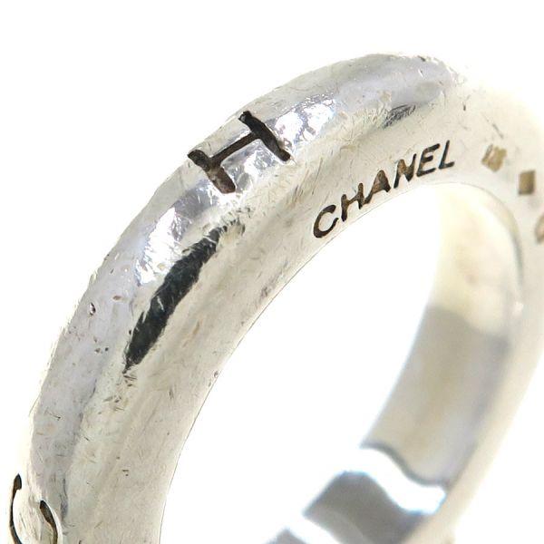 CHANEL シャネル ロゴリング 925SV/8.4g Bランク. : 質屋さのや CHANEL シャネル ロゴリング 925SV/8.4g Bランク. : 質屋さのや