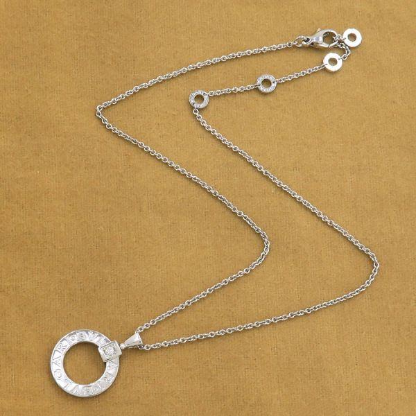 BVLGARI ブルガリ ブルガリブルガリネックレス/1Pダイヤ Aランク BVLGARI ブルガリ ブルガリブルガリネックレス/1Pダイヤ Aランク