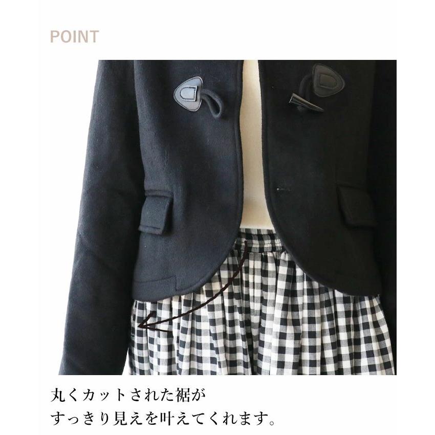 sanpo kuschel スタンドカラーダッフルコート b13711ps アウター ジャケット 黒 羽織り 重ね着 : sanpokuschel - 通販 - Yahoo!ショッピング