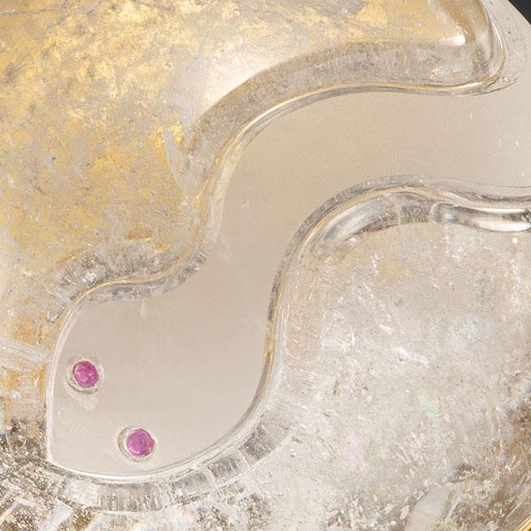 KW-1345 白蛇天然水晶玉 : 三宝堂Yahoo!店 - 通販 - Yahoo!ショッピング