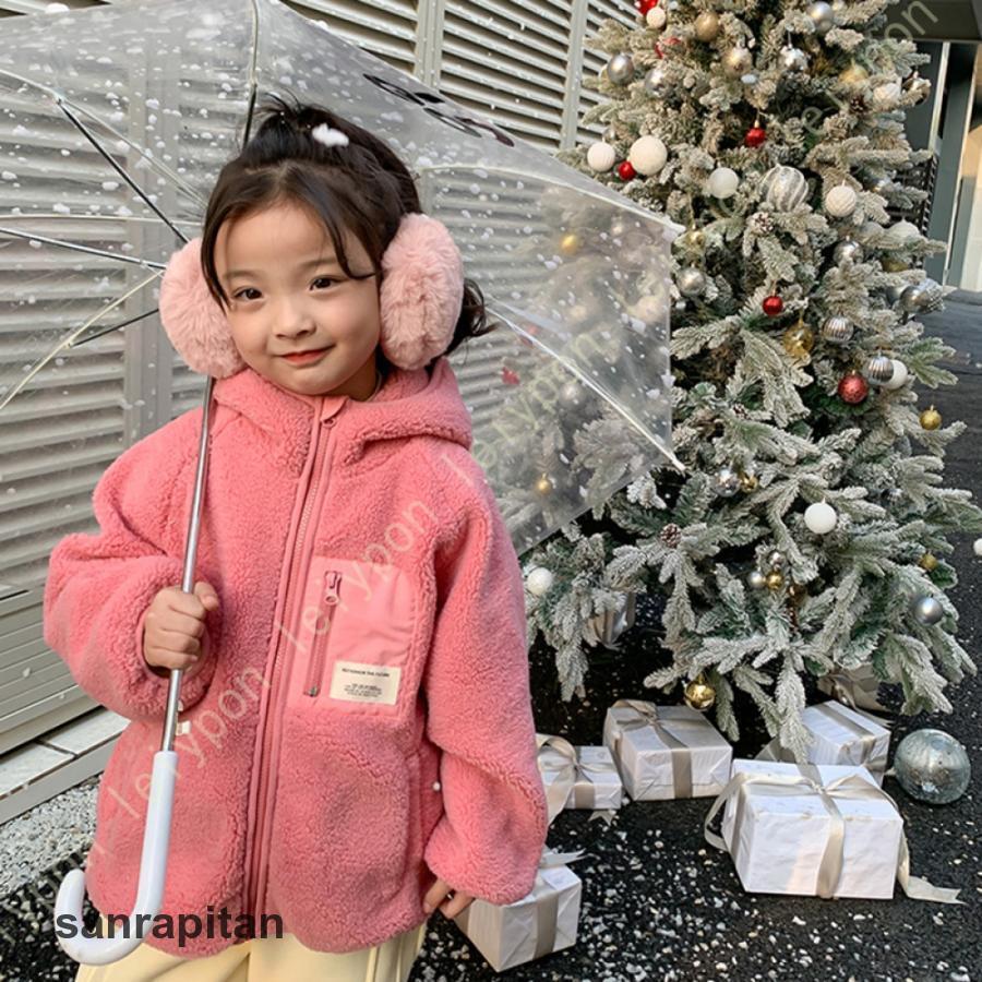 ベビー服 コート もこもこ ジャケット クマ耳 フード付き カーディガン 男の子 女の子 前開き ジャンパー 無地 裏起毛 アウター 可愛い ショート丈 フリース : サンラびったん - 通販 ...