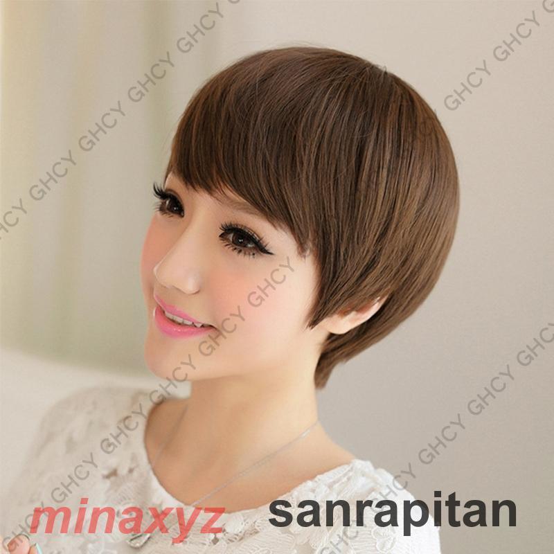 ウィッグ レディース ボブ 自然 可愛い ショート髪型 ファッション ヘアウィッグ 女性 用 帽子 小顔効果 立体感 かつら ブラウン ブラック フルウィッグ : petto05-1334 ...